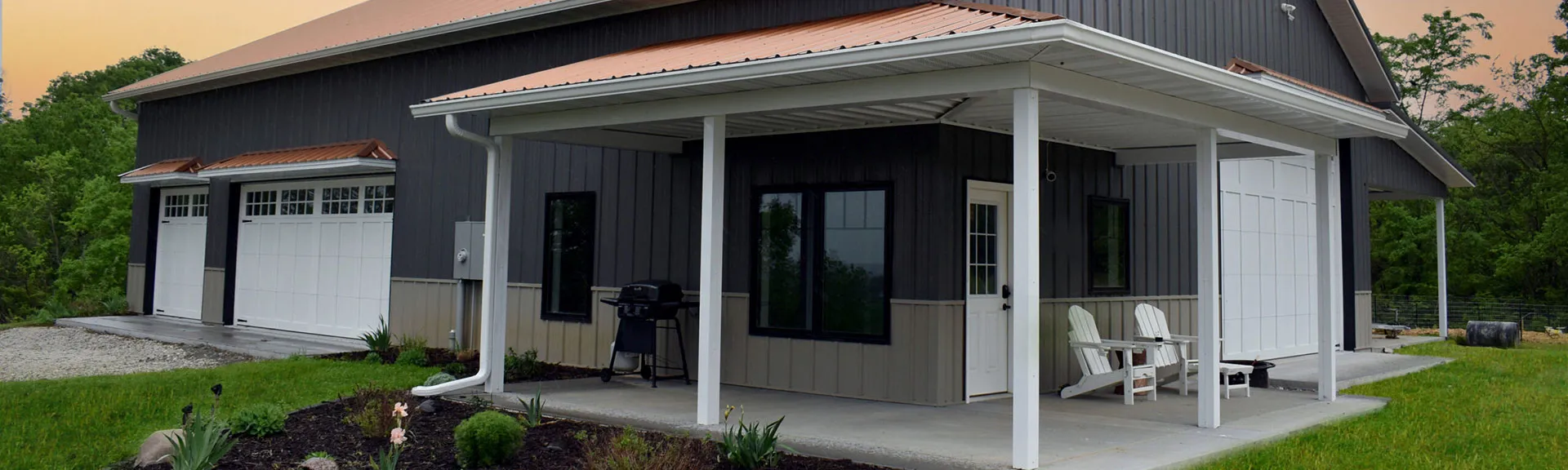 Metal Pole Barn Color Combination